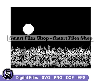 Corn Dxf Files - Etsy