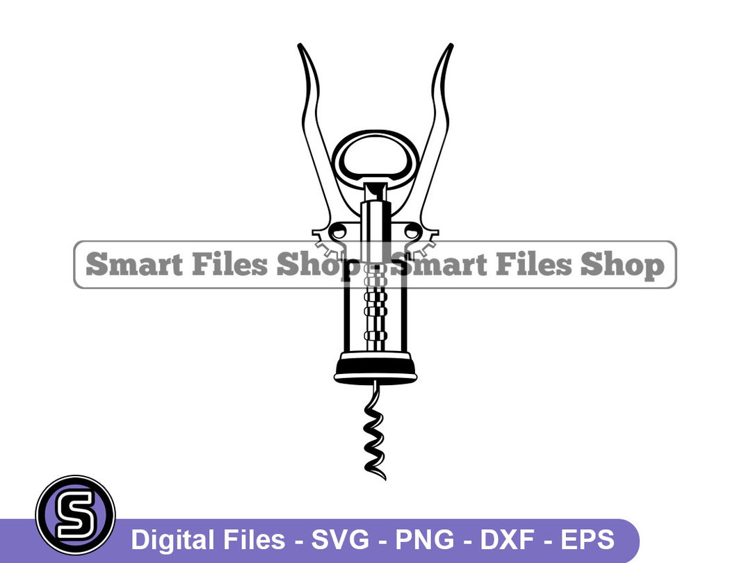 Corkscrew Svg, Corkscrew Dxf, Corkscrew Png, Corkscrew Clipart ...