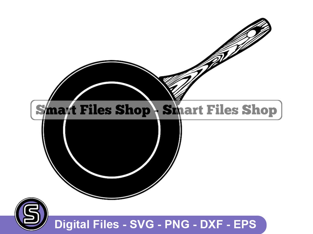Frying Pan Svg, Pan Svg, Frying Skillet Svg, Kitchen Svg, Frying Pan ...