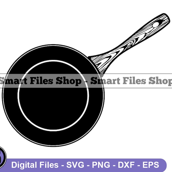 Frying Pan Svg - Etsy