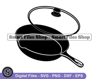 Cooking Skillet Png - Etsy