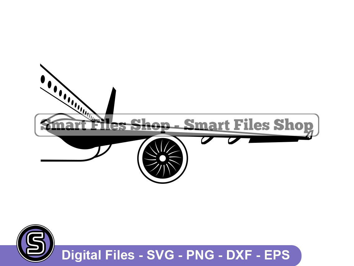 Airplane Wing Svg Airplane Svg Aircraft Svg Jet Engine Svg | Etsy