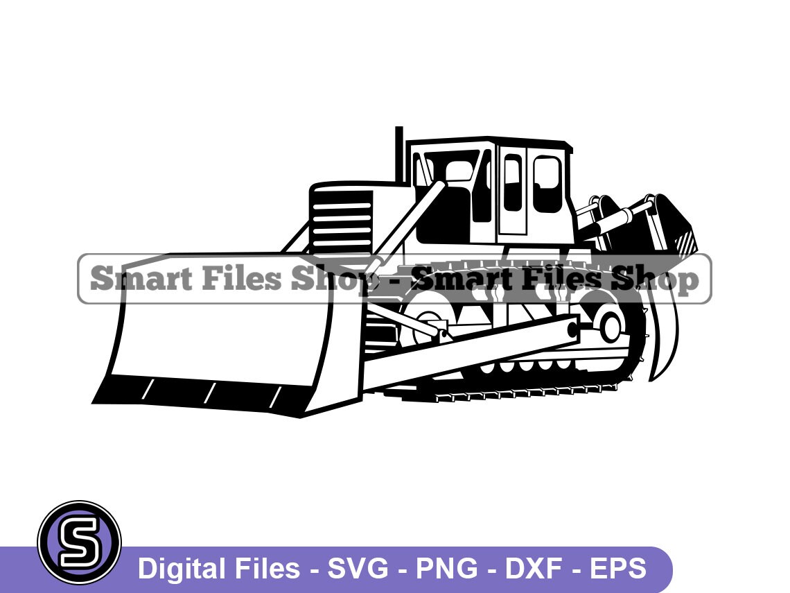 Bulldozer 6 SVG Bulldozer Svg Earth Mover Svg Heavy - Etsy
