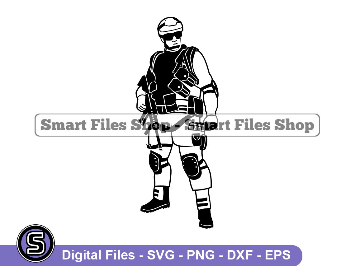 Soldier SVG Army Svg Armed Forces Svg SWAT Svg Special - Etsy