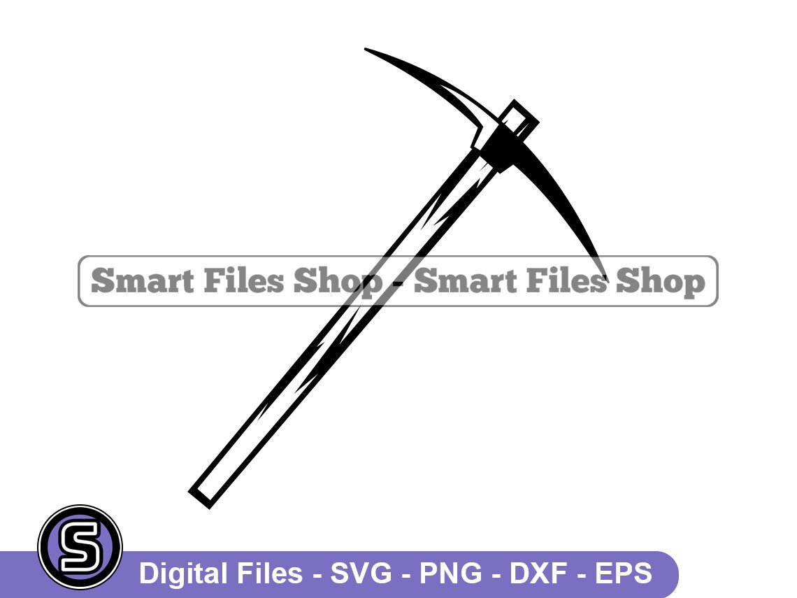 Pick Axe 2 Svg Pick Axe Svg Mining Svg Miner Svg Pick Axe | Etsy