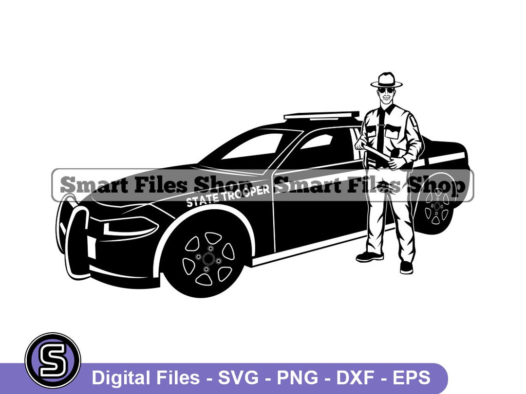 State Trooper 2 Svg, Trooper Svg, Police Svg, Trooper Dxf, Trooper Png ...