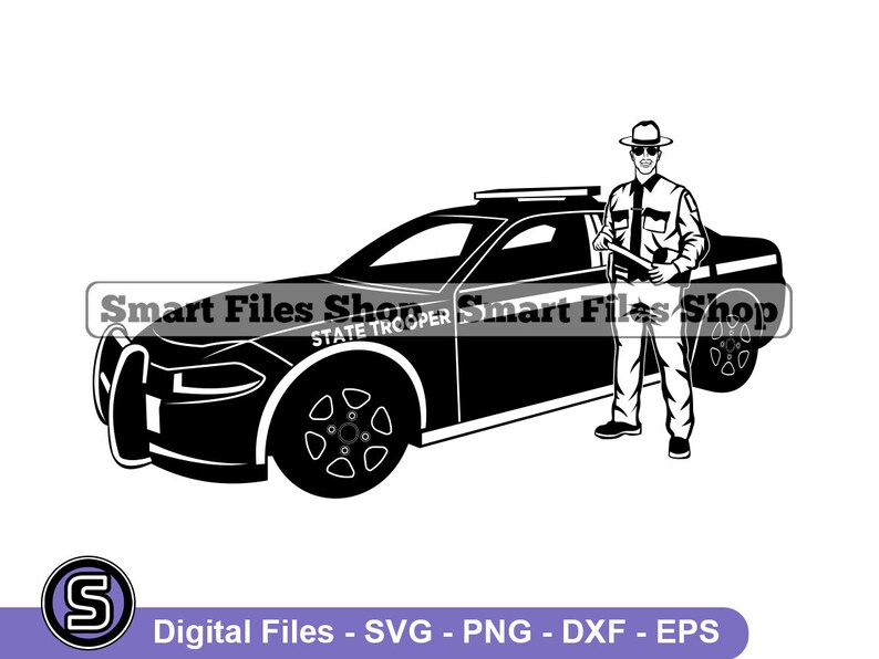 State Trooper 2 Svg Trooper Svg Police Svg Trooper Dxf - Etsy