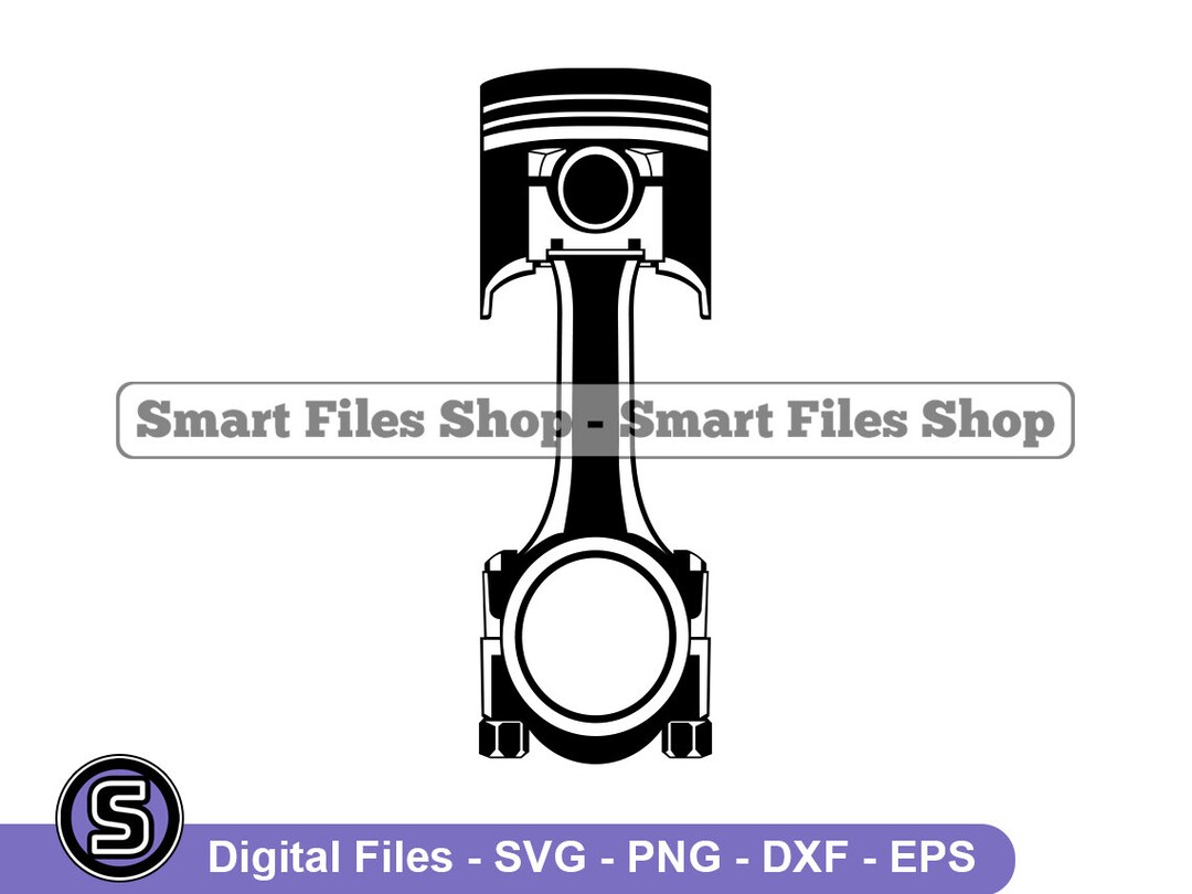 Piston Svg, Engine Piston Svg, Mechanic Svg, Piston Dxf, Piston Png ...