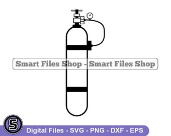 Oxygen Tank Svg - Etsy