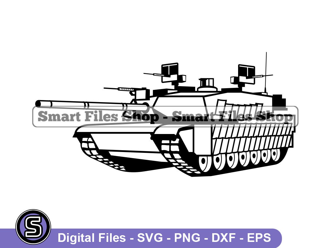 Main Battle Tank SVG Army Svg Military Svg War Svg Battle - Etsy