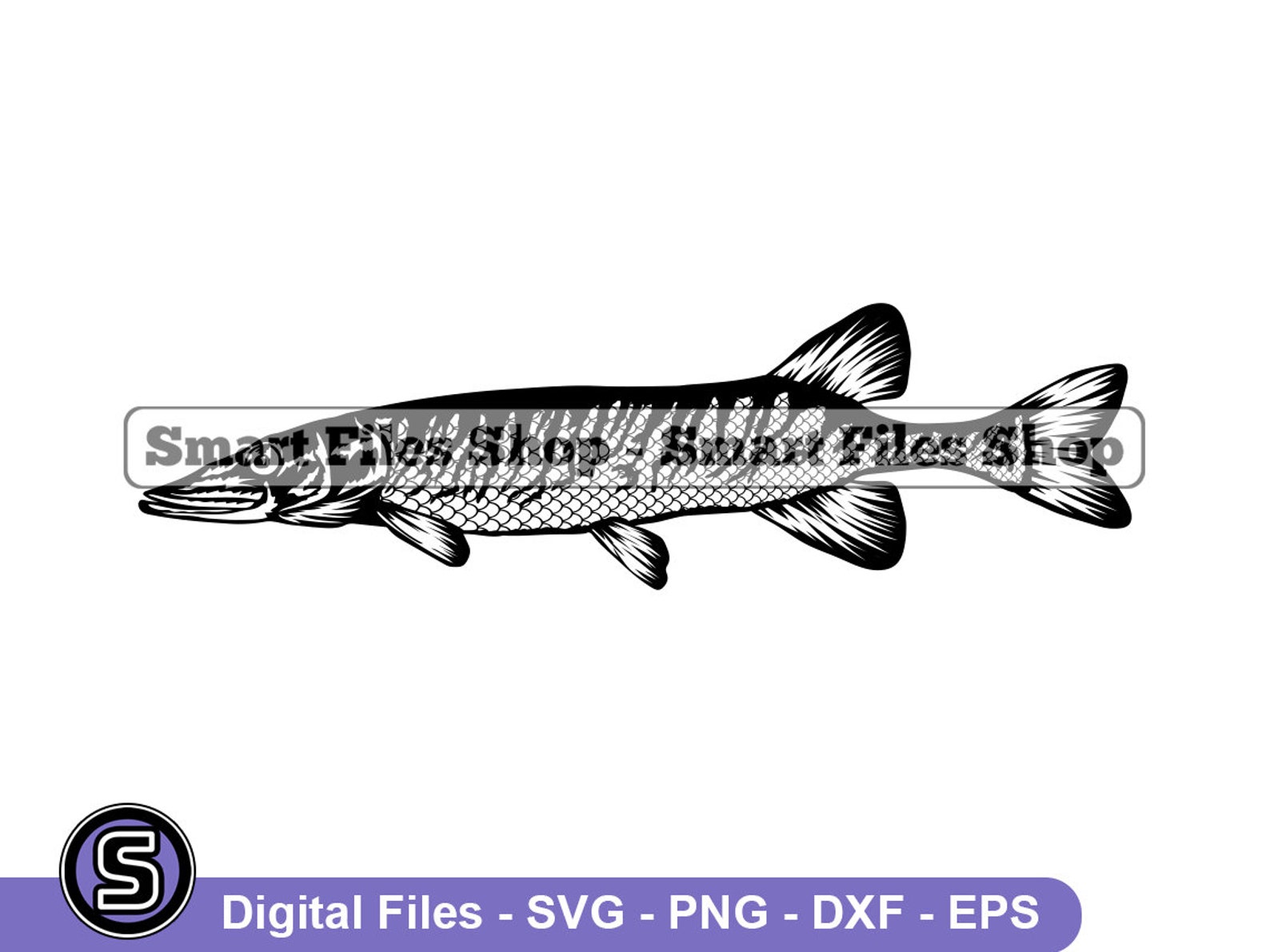 Redfin Pickerel Svg Fish Svg Fishing Svg Fishing Dxf | Etsy