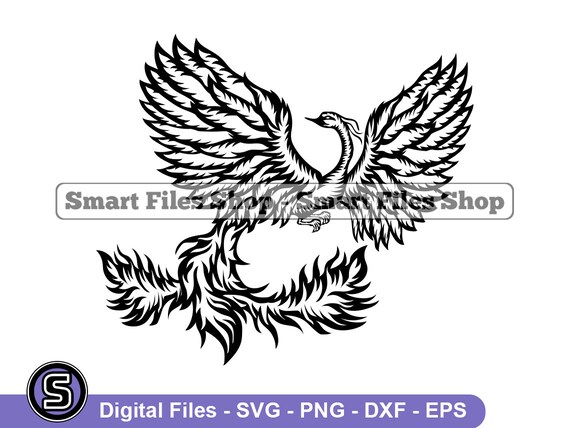 Phoenix 10 Svg Phoenix Svg Phoenix Dxf Phoenix Png | Etsy