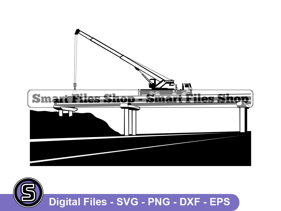 Bridge Construction 2 Svg Bridge Svg Construction Svg - Etsy