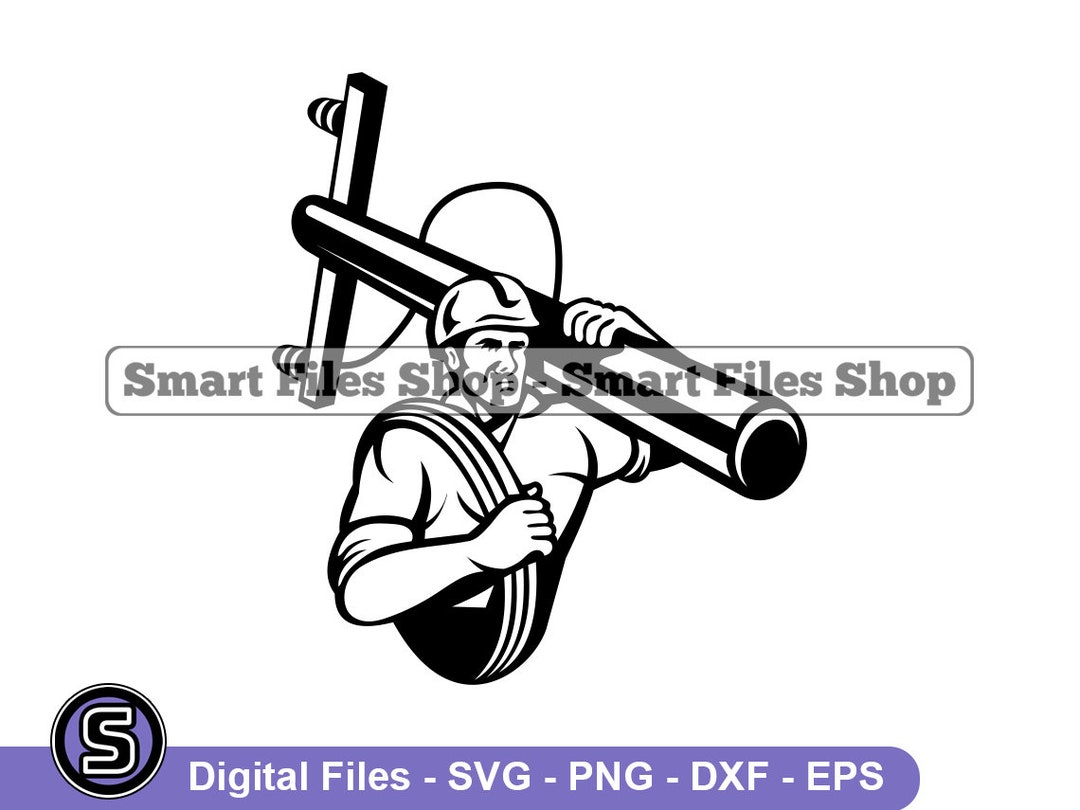 Lineman Logo Svg, Lineman Svg, Lineman Worker Svg, Lineman Dxf, Lineman ...