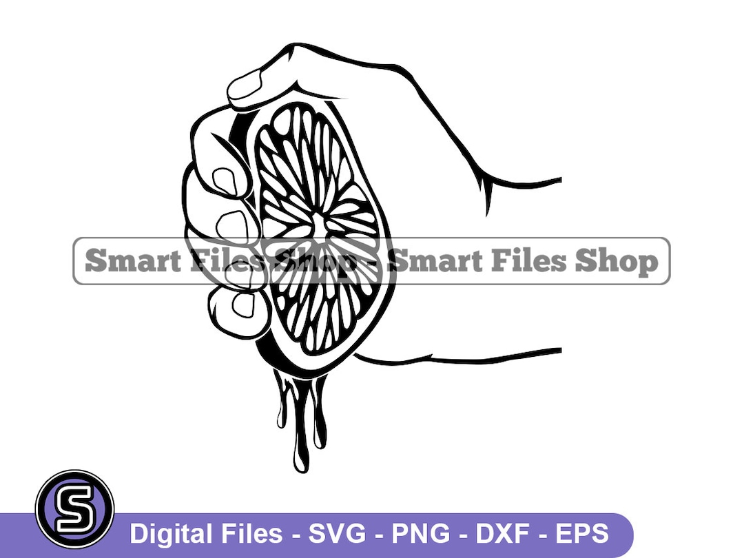 Squeezing Orange Svg, Orange Juice Svg, Squeezing Svg, Orange Dxf ...