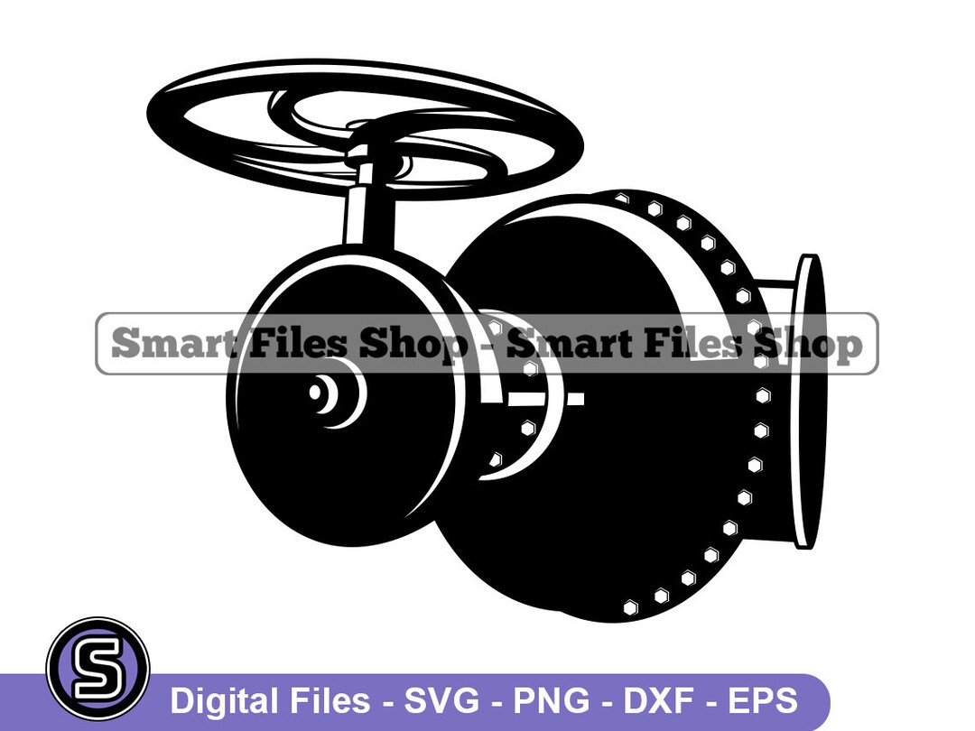 Metal Valve Svg, Plumbing Svg, Plumber Svg, Sewage Svg, Metal Valve Svg ...