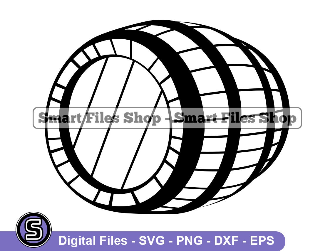 Wooden Barrel Svg Barrel Svg Wine Barrel Svg Barrel Dxf - Etsy