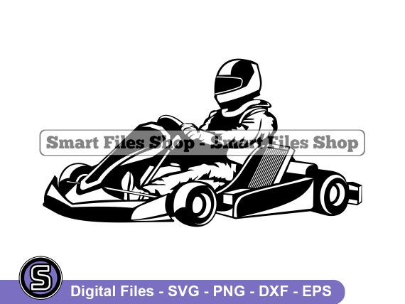 Go Kart 2 Svg Go Kart Racing SVG Go Karting Svg Go Karts - Etsy India