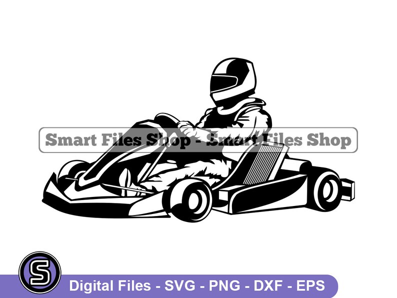 Go Kart 2 Svg Go Kart Racing SVG Go Karting Svg Go Karts - Etsy