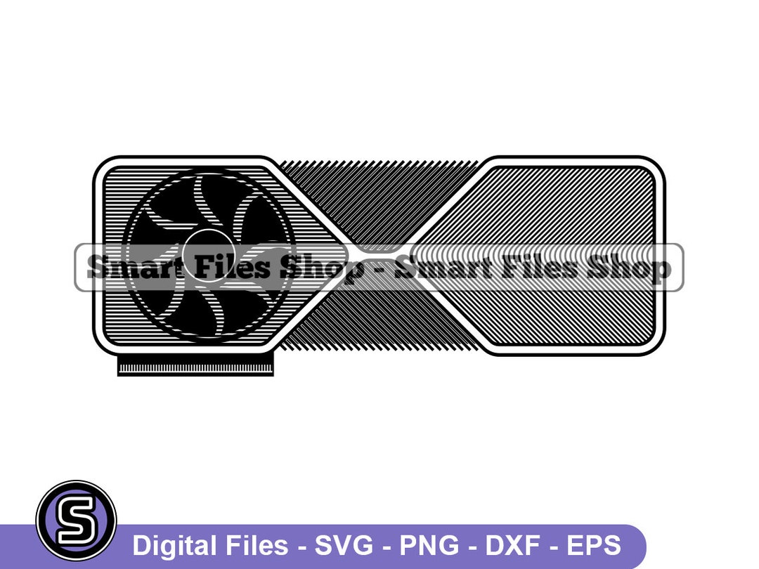 Graphic Card Svg, Computer Svg, Gaming Svg, Graphic Card Dxf, Graphic ...