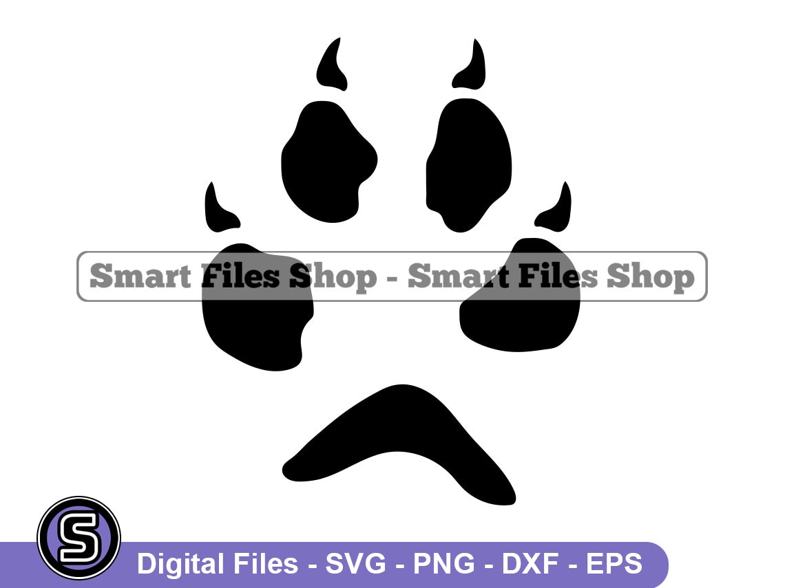 Fox Footprint SVG Fox Svg Footprint Svg Footprint Dxf | Etsy