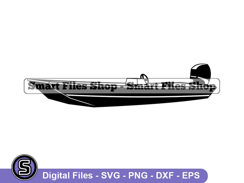 Jon Boat #2 Svg, MotorBoot Svg, Boot Svg, Jon Boat Dxf, Ironworker Png ...