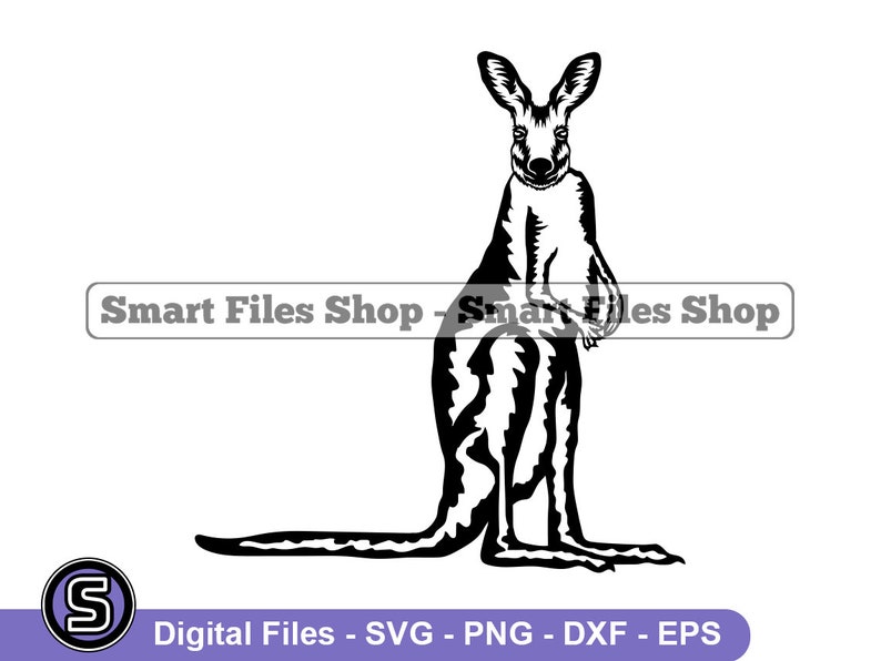 Kangaroo 2 SVG Kangaroo SVG Animals Svg Kangaroo Dxf - Etsy