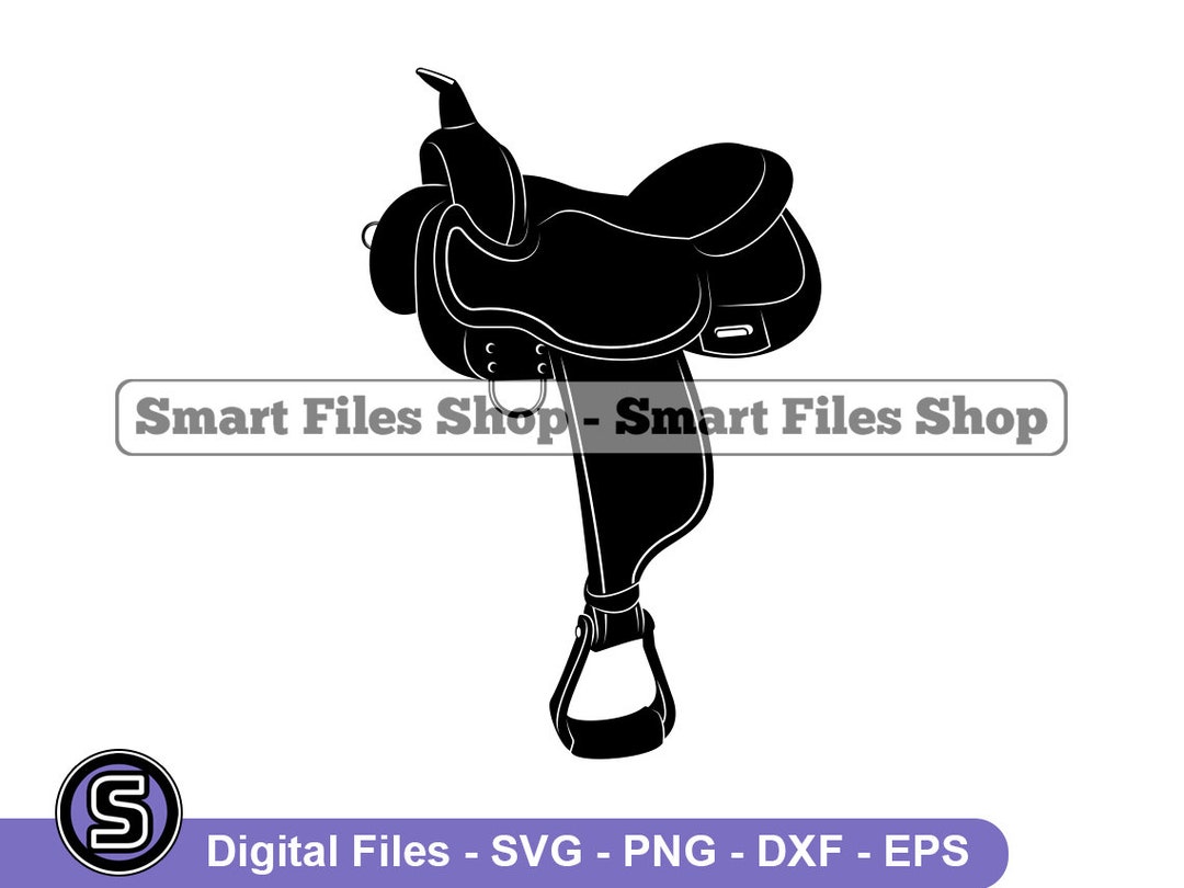 Horse Saddle #2 Svg, Horse Saddle Svg, Horse Svg, Horse Riding Svg ...