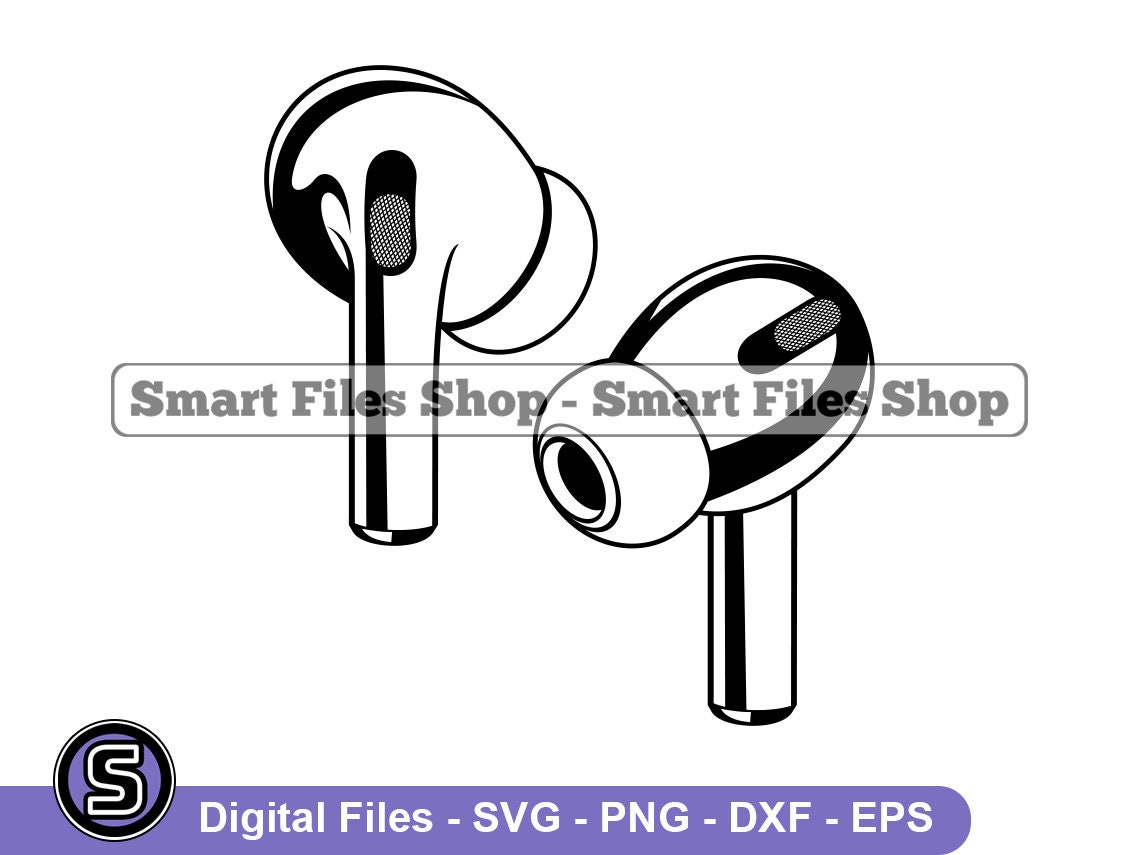 Wireless Earbuds 2 Svg Earbuds Svg Headset Svg Smartphone - Etsy