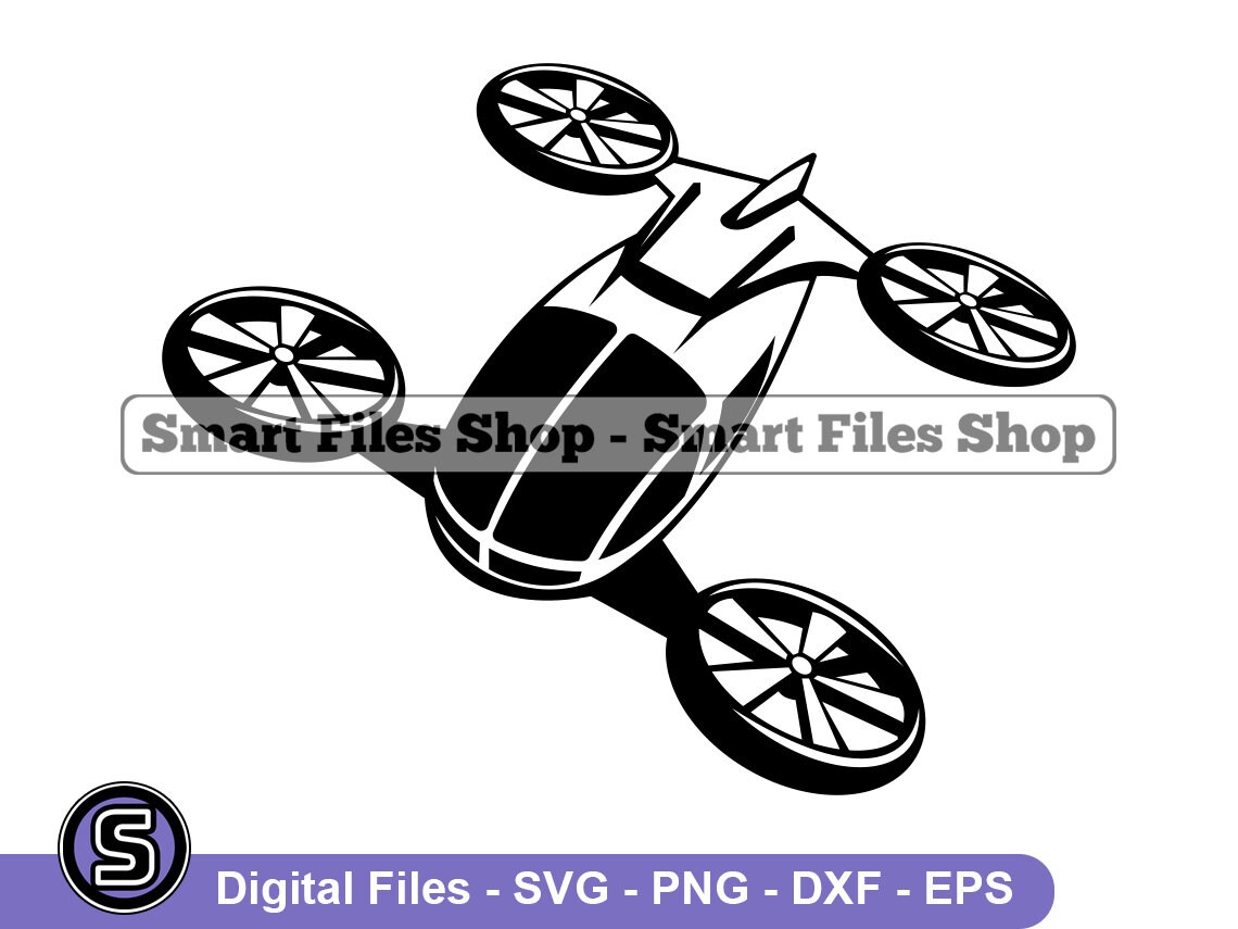 Flying Car Svg Transportation Svg Flying Vehicle Svg Flying | Etsy