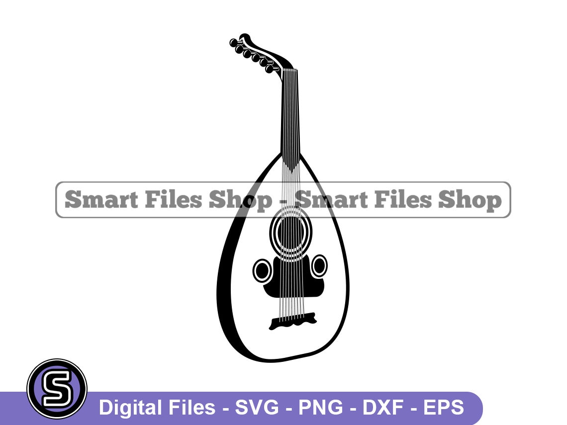 Laute 2 Svg Lute Svg Oud Svg Musikinstrumente Svg Lute - Etsy Schweiz