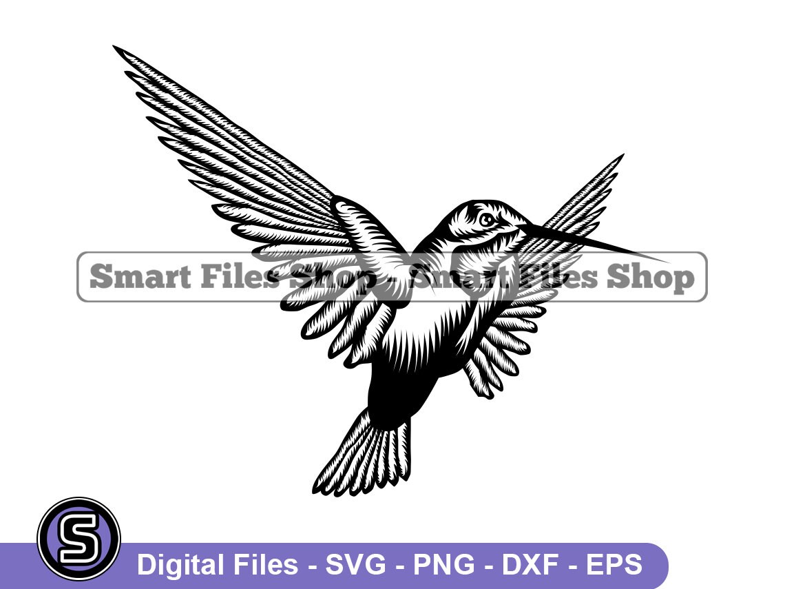 Hummingbird 2 SVG Hummingbird SVG Bird Svg Hummingbird - Etsy