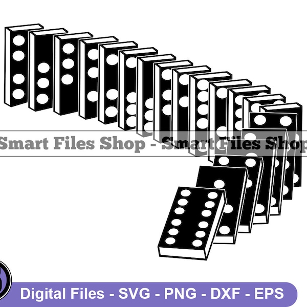Domino Svg - Etsy