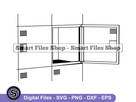 Open Locker Svg School Locker Svg Locker Svg Storage Svg | Etsy
