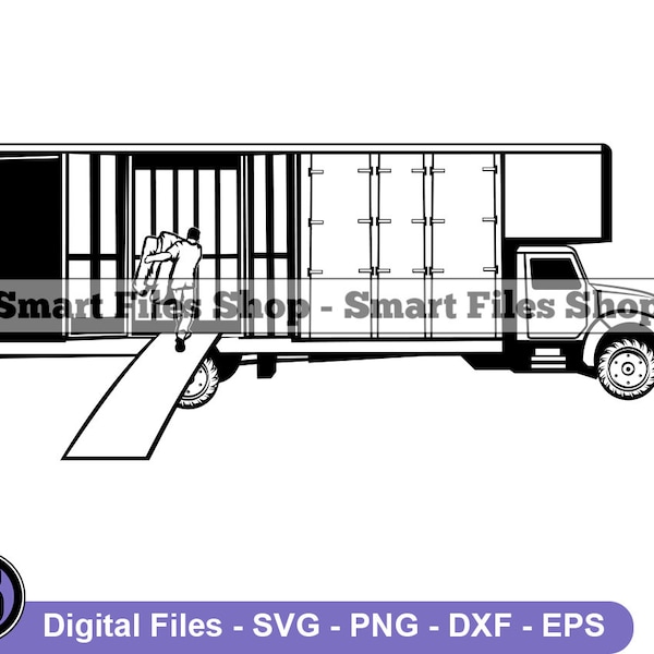 Moving Truck Svg - Etsy