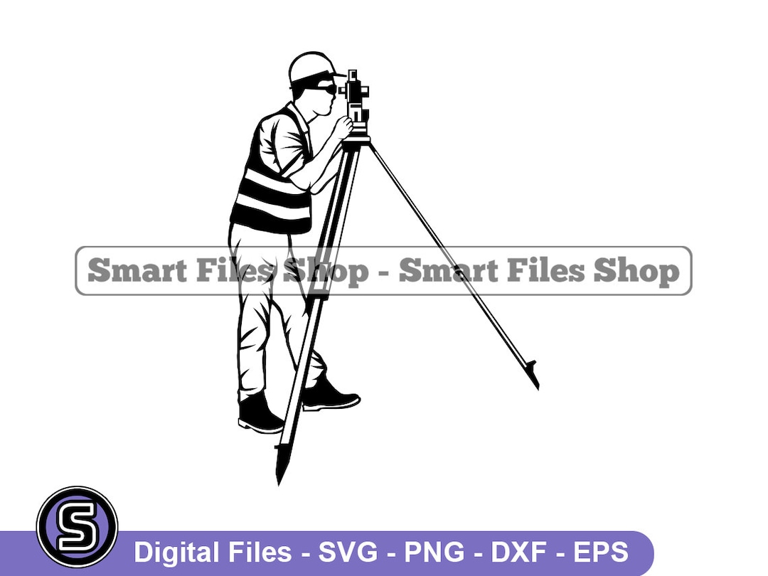 Land Surveyor #3 Svg, Builder Svg, Contractor Svg, Land Surveyor Dxf ...