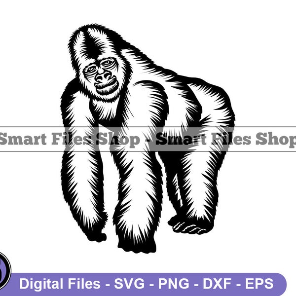 Silverback Svg - Etsy