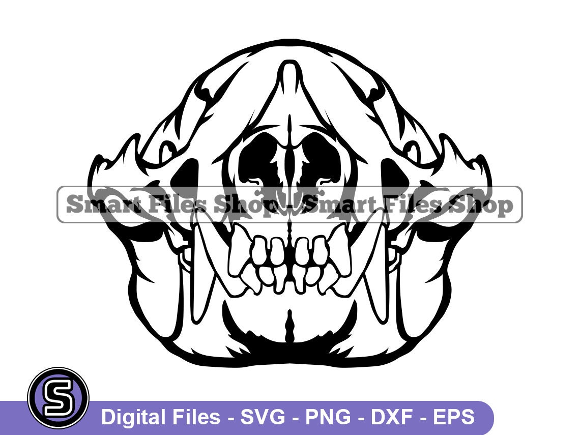 Badger Skull Svg, Badger Svg, Badger Mascot Svg, Badger Dxf, Badger Png ...