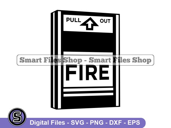 Fire Alarm Svg Firefighter Svg Fireman Svg Emergency Svg | Etsy