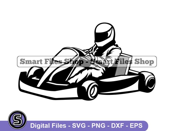 Go Kart 3 Svg Go Kart Racing SVG Go Karting Svg Go Karts | Etsy