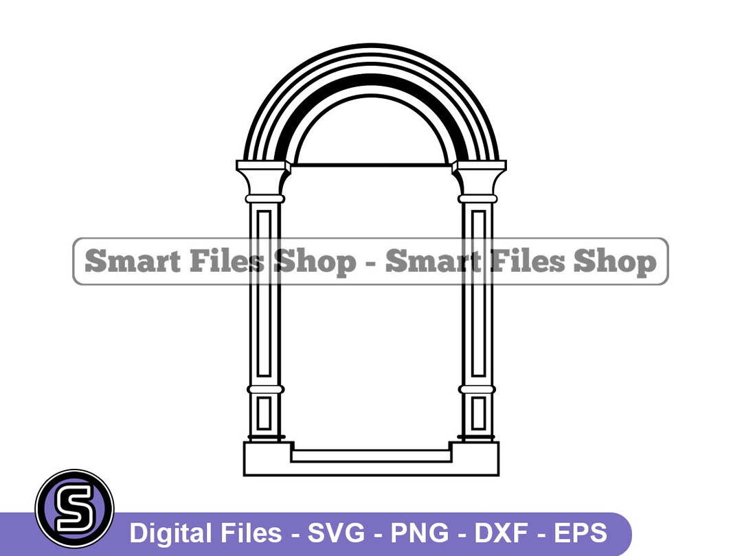 Classic Arch Frame Svg Frame Svg Arch Svg Architecture Svg - Etsy
