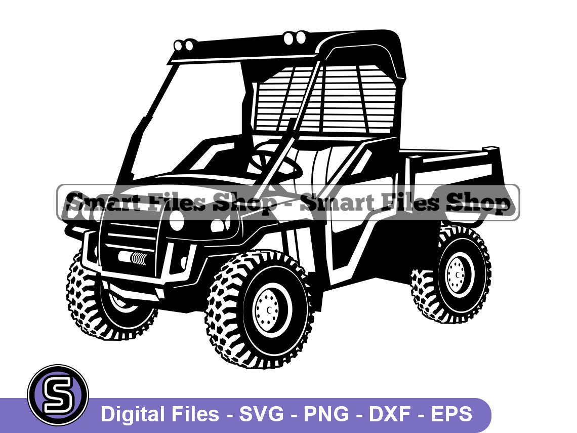 Utility Vehicle #2 Svg, UTV Svg, Farming Svg, Utility Vehicle Dxf ...