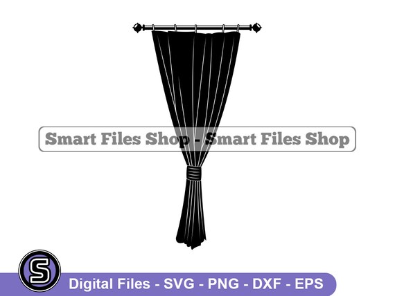 Curtain Svg Decoration Svg Curtain Dxf Curtain Png Curtain - Etsy