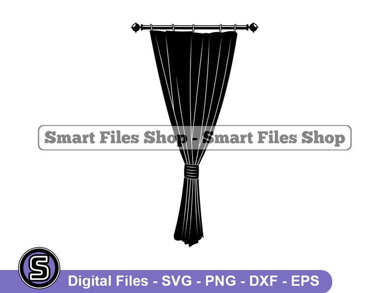 Curtain Svg Decoration Svg Curtain Dxf Curtain Png Curtain - Etsy