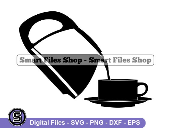 Pouring Coffee Pot Clipart