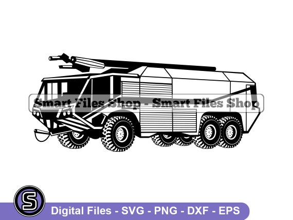 ARFF Truck Svg Airport Crash Truck Svg Airport Rescue Fire - Etsy Israel
