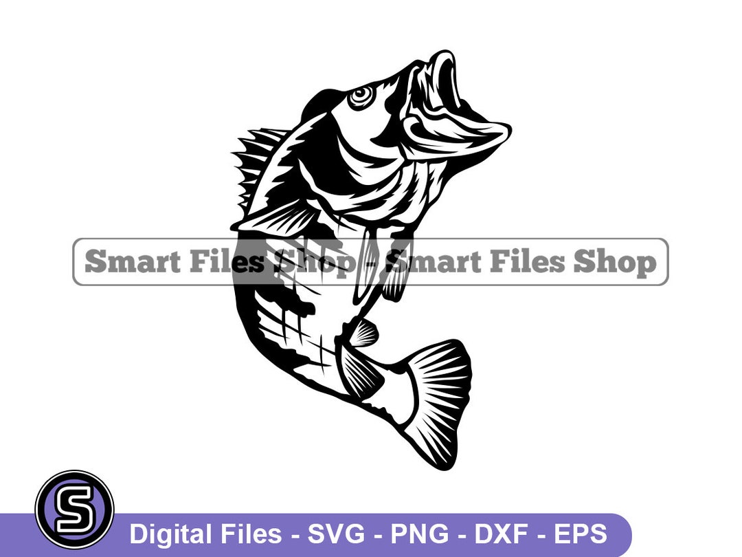 Bass Svg Bass Fishing Svg Sea Bass Svg Fish Svg Fishing - Etsy Finland