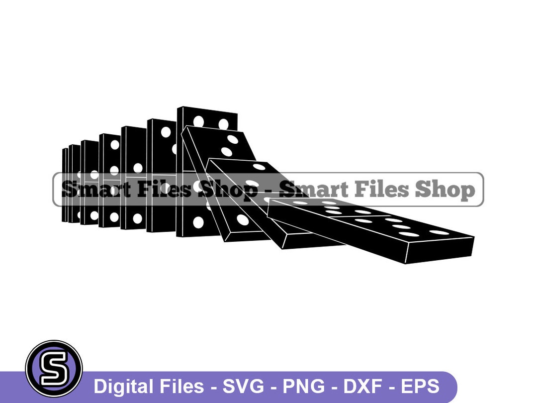 Dominoes Svg, Dominoe Effect Svg, Dominoes Dxf, Dominoes Png, Dominoes ...