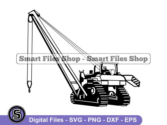 Pipelayer mit Operator 2 Svg Pipelayer Svg Heavy Equipment | Etsy