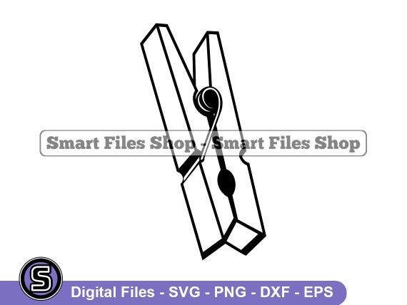 Clothespin Svg Laundry Svg Clothespin Dxf Clothespin Png - Etsy
